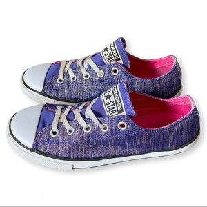 Converse | Shoes | Converse Chuck Taylor All Star Metallic 5 Girls ...